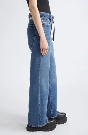 Sacai Gender Inclusive Levi's® Wide Leg Jeans