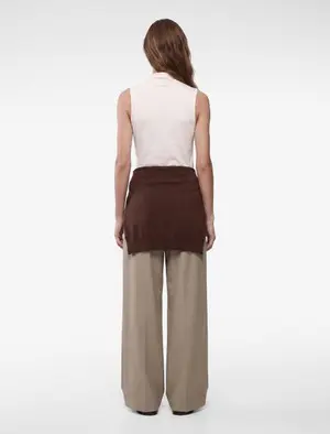Koton Slim Fit Modal Blend Sleeveless Funnel Neck Top