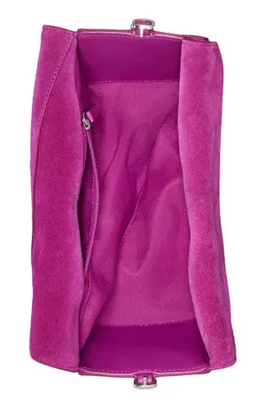 Kate Spade New York Deco Suede Twisted Flap Shoulder Bag