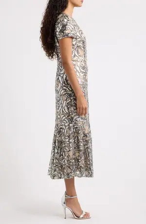 Sam Edelman Rose Sequin Gown