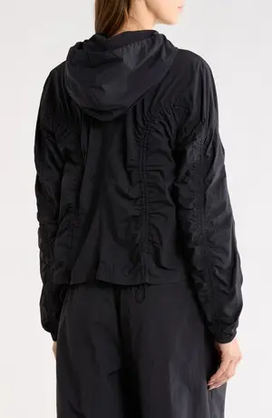 On X Zendaya Ruched Lightweight Performance Jacket - Black