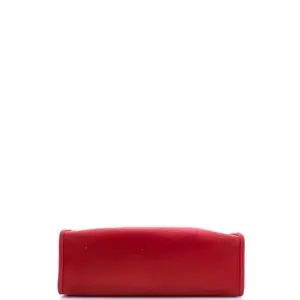 Hermès Herbag Zip Leather And Toile 31 - Red