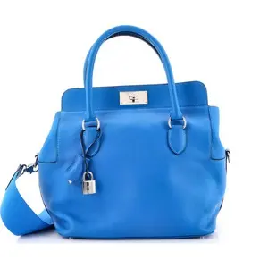 Hermès Toolbox Bag Evercolor 26 - Blue