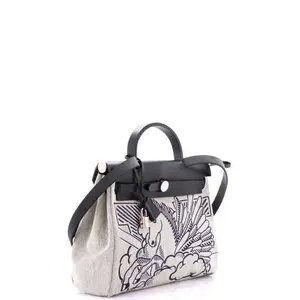 Hermès Herbag Zip Pegase Pop Toile And Leather 31