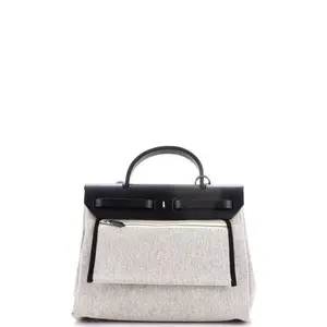 Hermès Herbag Zip Pegase Pop Toile And Leather 31