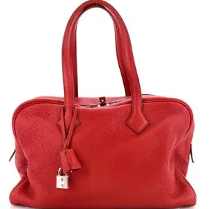 Hermès Victoria Ii Bag Clemence 35 - Red