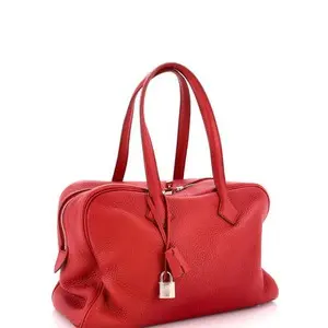 Hermès Victoria Ii Bag Clemence 35 - Red