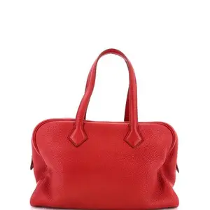 Hermès Victoria Ii Bag Clemence 35 - Red