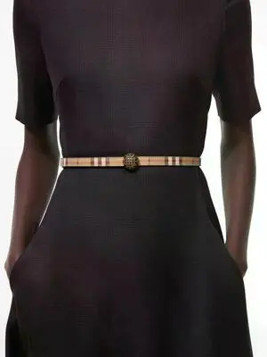 Burberry Thin Check Granulation Belt