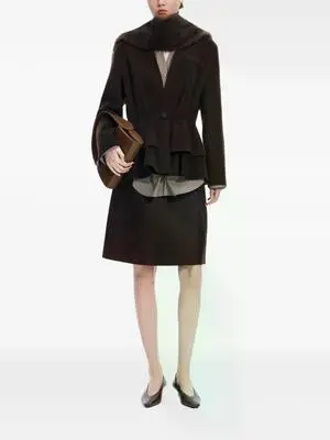 JNBY Double-face X-silhouette Blazer - Brown