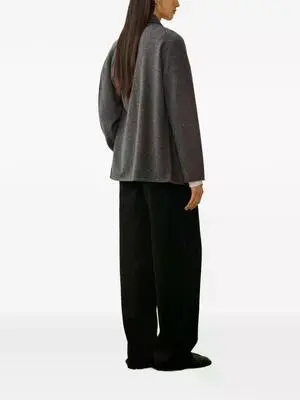 LESS Draped Open-front Cardigan