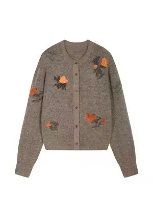 JNBY Floral-embroidered Cardigan