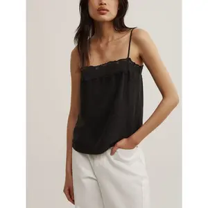 Witchery Cropped Lace Camisole - Black