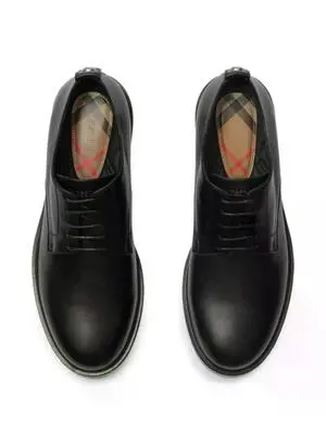 Burberry Leather Pembroke Derby Shoes