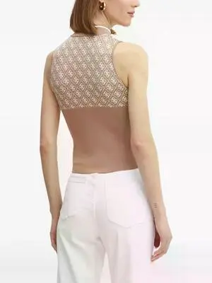 Guess Patterned High-neck Top