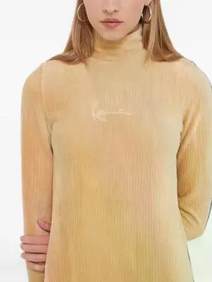KARL KANI Logo Ribbed Dress