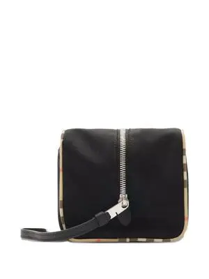 Burberry Large Check Trim Travel Pouch