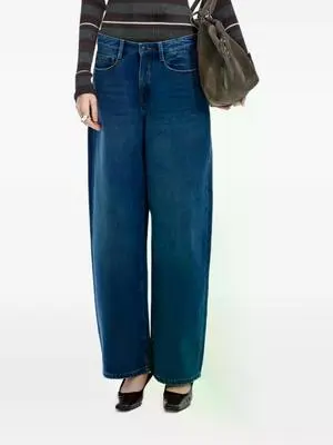 JNBY High-waist Banana-cut Jeans - Blue