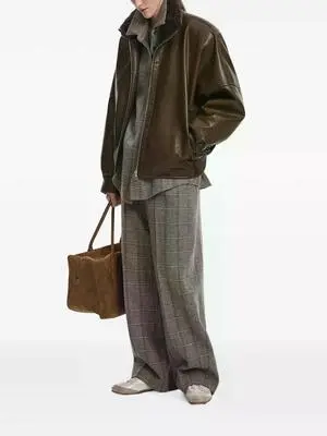 JNBY Check Herringbone Trousers