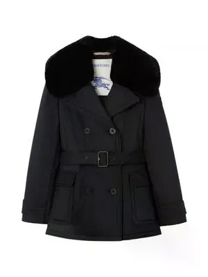 Burberry Hertford Trench Double-breasted Jacket - Blue