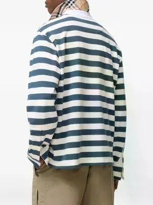 Burberry Knight Stamp Cotton Rugby Shirt