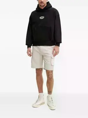 KARL KANI Logo-detail Cargo Shorts