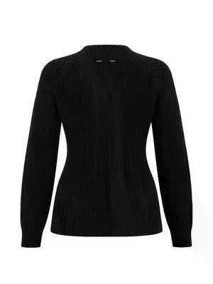 Barbara Bui Ribbed-knit Zip-detail Sweater