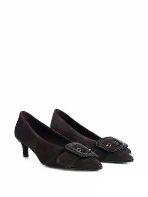 Roberto Festa Buckle-detail Pointed-toe Pumps
