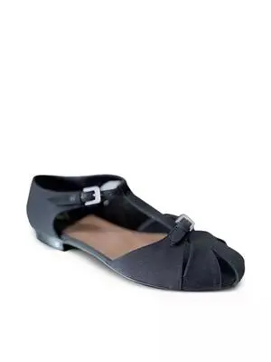 Laurence Dacade Jenna Strass-embellished Grosgrain Sandals - Black