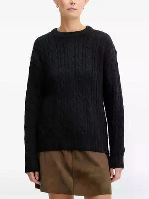 SILVIAN HEACH Cable-knit Sweater - Black