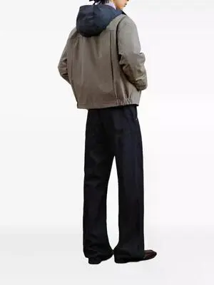 CROQUIS Check-pattern Hooded Coat