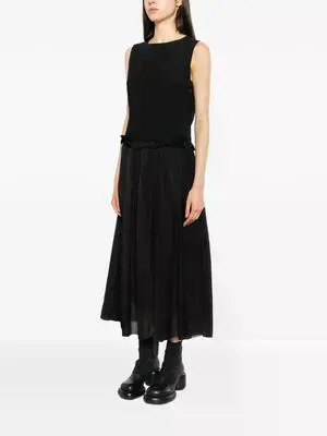 A TENTATIVE ATELIER See-through Pleated Dress