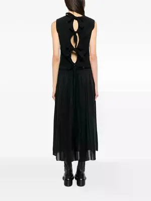A TENTATIVE ATELIER See-through Pleated Dress