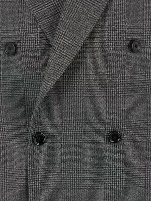 LARDINI Prince Of Wales Check Double-breasted Blazer