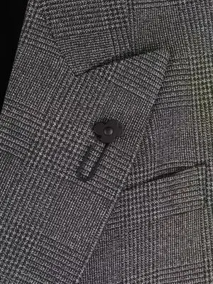 LARDINI Prince Of Wales Check Double-breasted Blazer