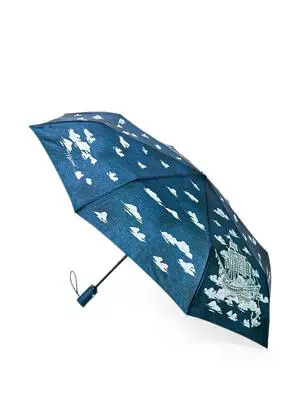 Moschino Cloud-print Ship-motif Umbrella - Blue