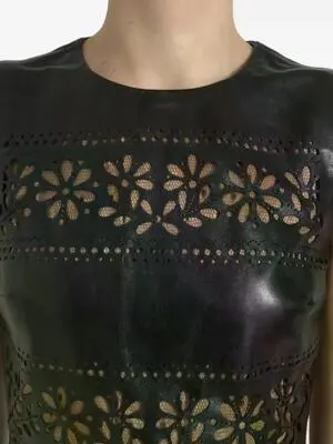 Valentino Garavani Laser-cut Mini Dress