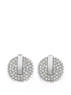 TRUSSARDI Crystal-embellished Circular Earrings