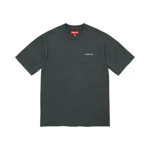 Supreme Washed Short-sleeve Top - Black