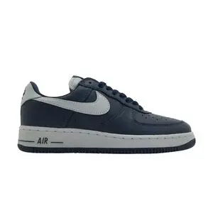Nike Air Force 1 ’01 'college Navy Light Smoke Grey - Blue