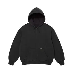 Supreme Reversible Work Zip Up Hooded Sweatshirt