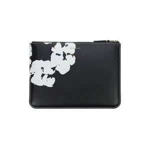 DENIM TEARS Cotton Wreath Wallet - Black