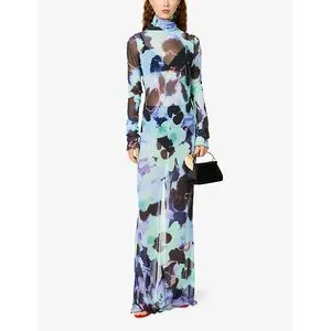 RAT AND BOA Cova Sheer Maxi Dress