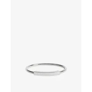 Monica Vinader Mv Linear™ Bold 925 Sterling Bangle - Silver