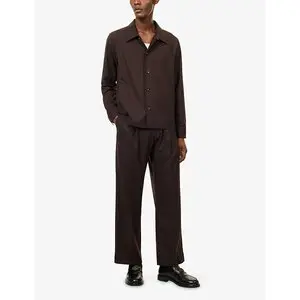 Nn07 Kay Pleated Wool-blend Trousers