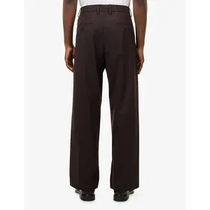Nn07 Kay Pleated Wool-blend Trousers