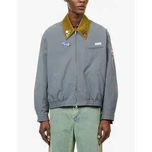 SONG FOR THE MUTE Brand-embellished Twill Jacket