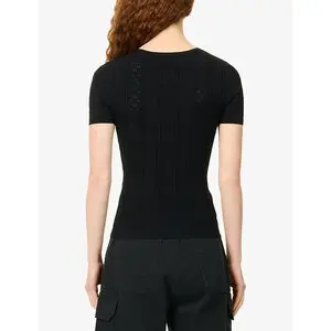 JW Anderson Pointelle Knit T-shirt