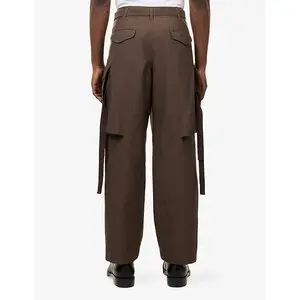 Sacai Belted Wool Trousers