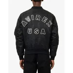 AVIREX Usa Oversized Soft-shell Bomber Jacket